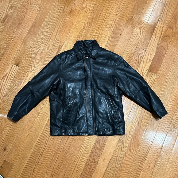 Jos. A. Bank | Jackets & Coats | Vintage Jos A Bank Leather Jacket ...